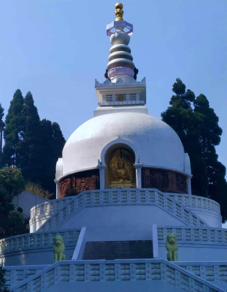 Peace Pagoda - Japanese Buddhist temple- DarjeelingDays.com